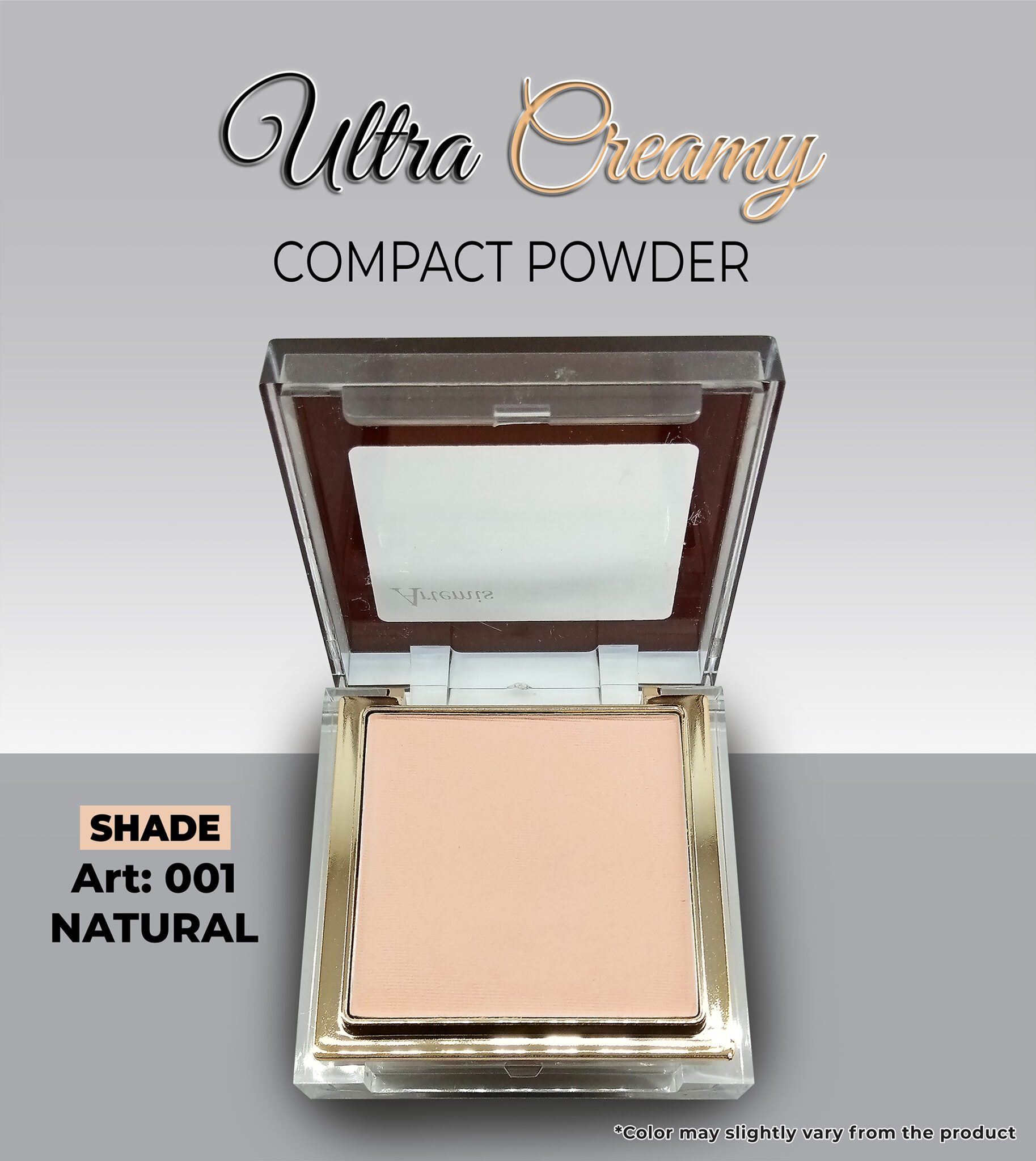 Ultra Creamy Compact Powder Shade 001 Natural - AY Cosmetics